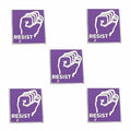 Solidarity Fist Resist Lavender Pin - Adam's Nest
