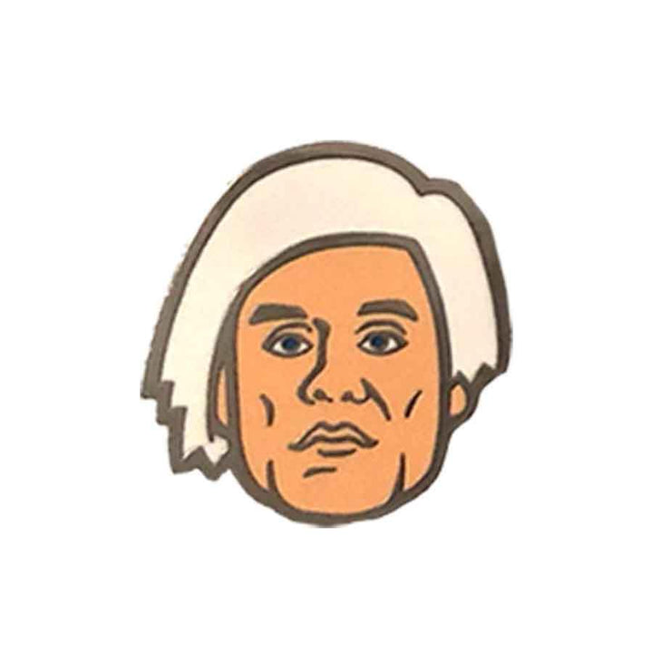 Andy Warhol Hard Enamel Pin at Adam's Nest